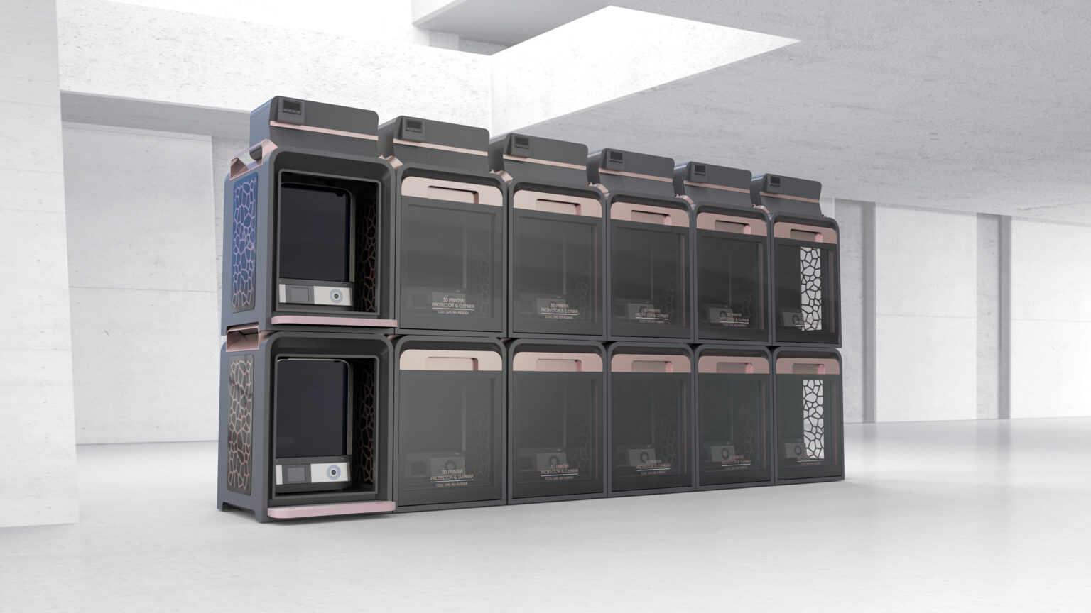 3D Print Safety booth_Electronics - DESIGN PINO - 디자인 피노